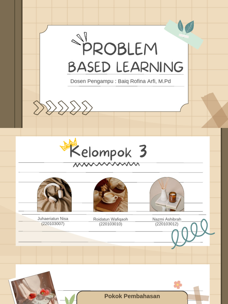 Model Pembelajaran PBL | PDF