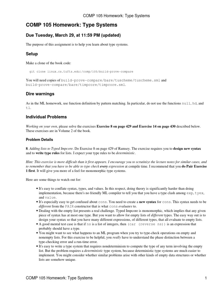 Typesys | PDF | Scheme (Programming Language) | Computer Programming