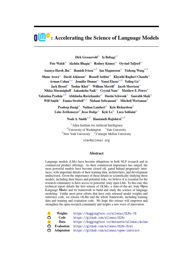 olmo-paper | PDF | Emission Intensity | Data Center