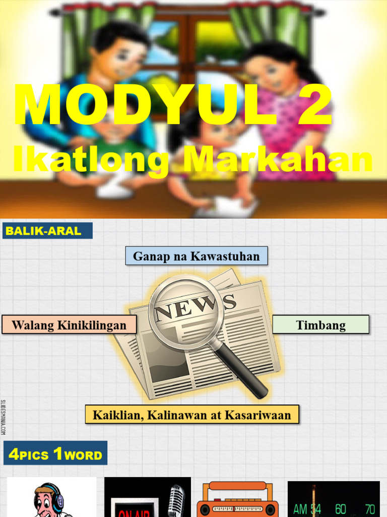 Modyul 2 PPT (Filipino 8) | PDF