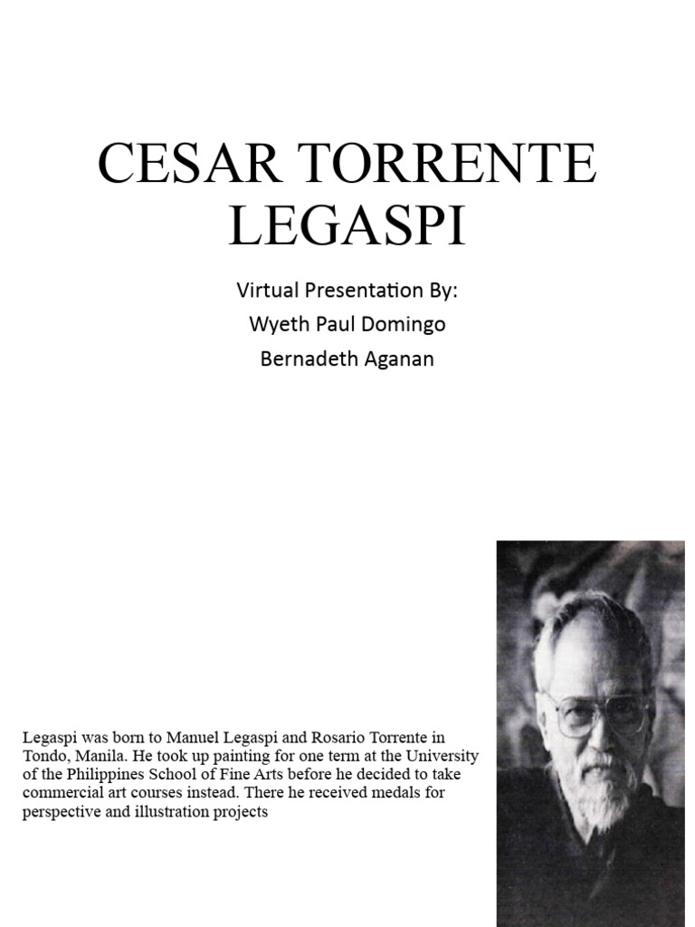 Filipino Art Icon: Cesar Legaspi | PDF | Art | Classics