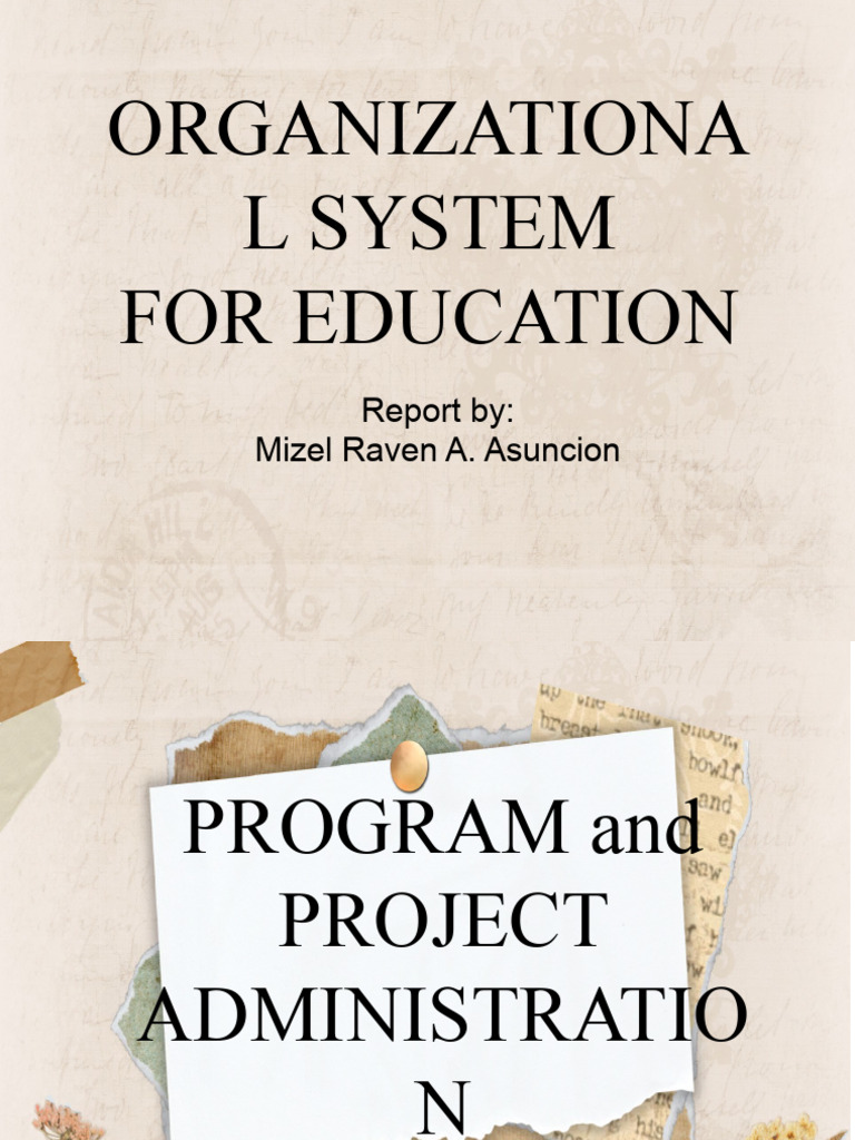 ORGANIZATIONAL SYSTEM p2 | PDF | Teachers | Schools