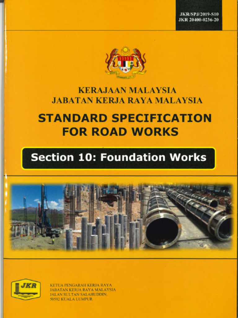 SECTION 10_Foundation Works 2019 | PDF