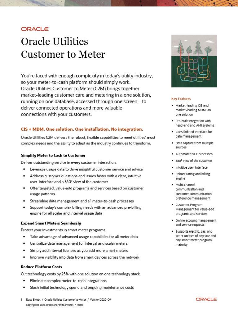 Utilities Customer Meter c2m Ds | PDF | Oracle Corporation | Trademark Utilities Customer Meter c2m Ds | PDF | Oracle Corporation | Trademark