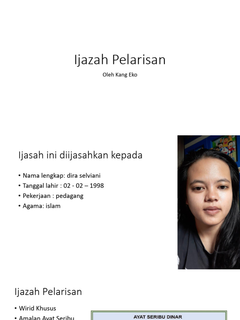 02 Ijazah Pelarisan | PDF