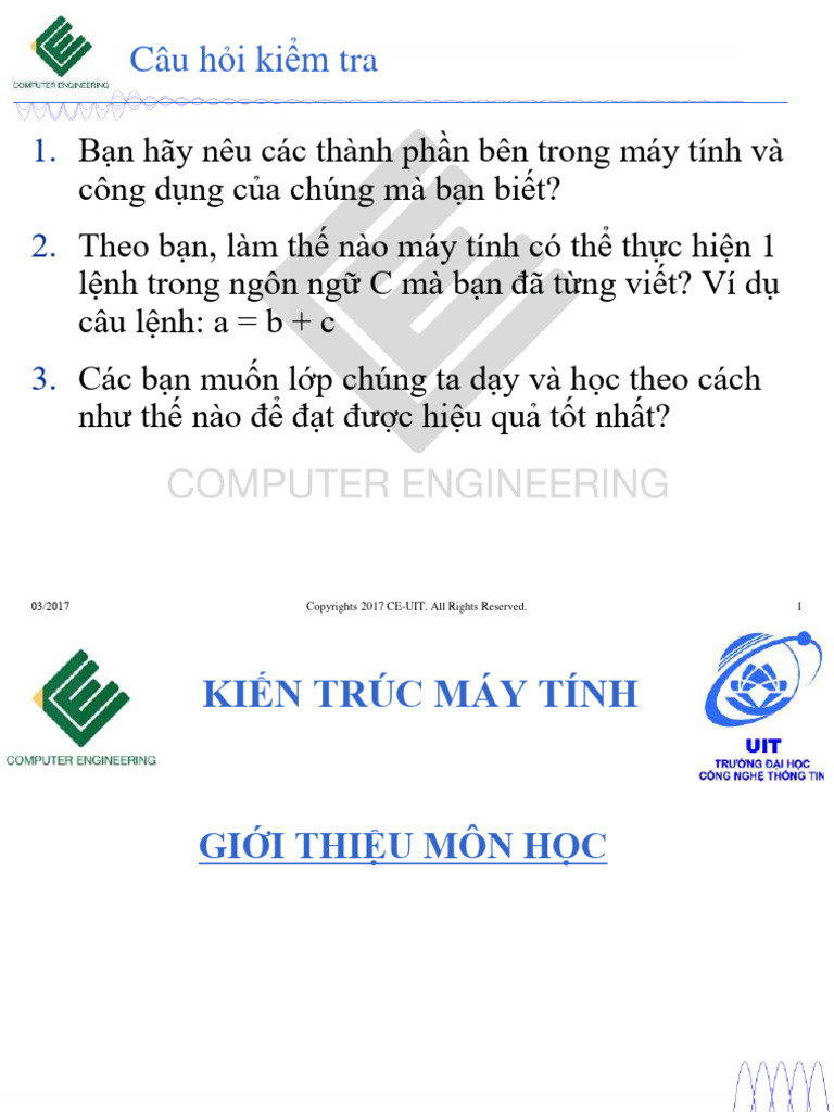 Tuan1 Cac Khai Niem Co Ban | PDF