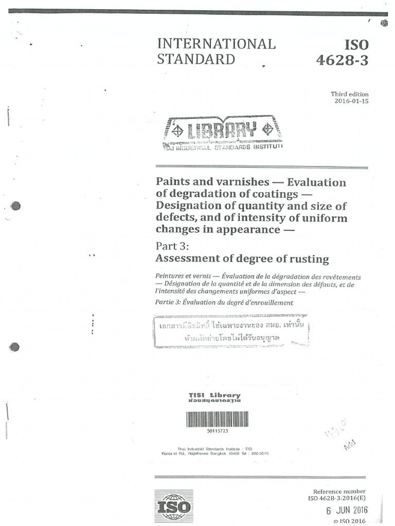 Iso4628-3 2016 | PDF