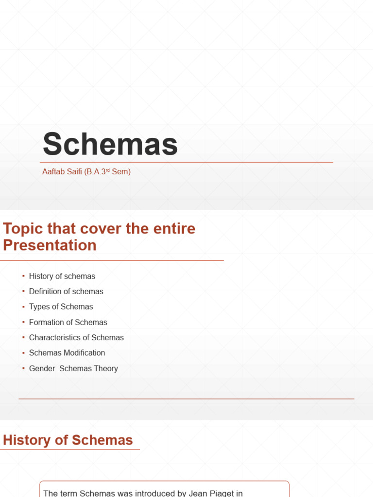 Schem As | PDF | Schema (Psychology) | Mental Processes