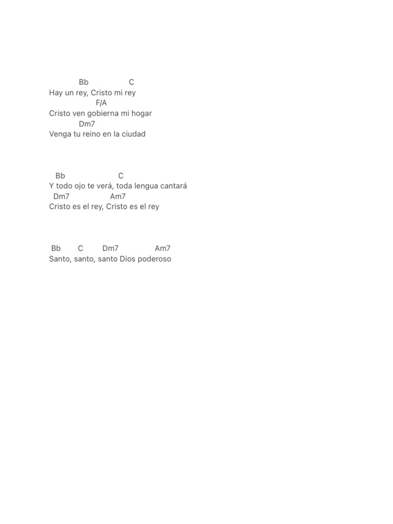 Hay Un Rey Cifrado | PDF