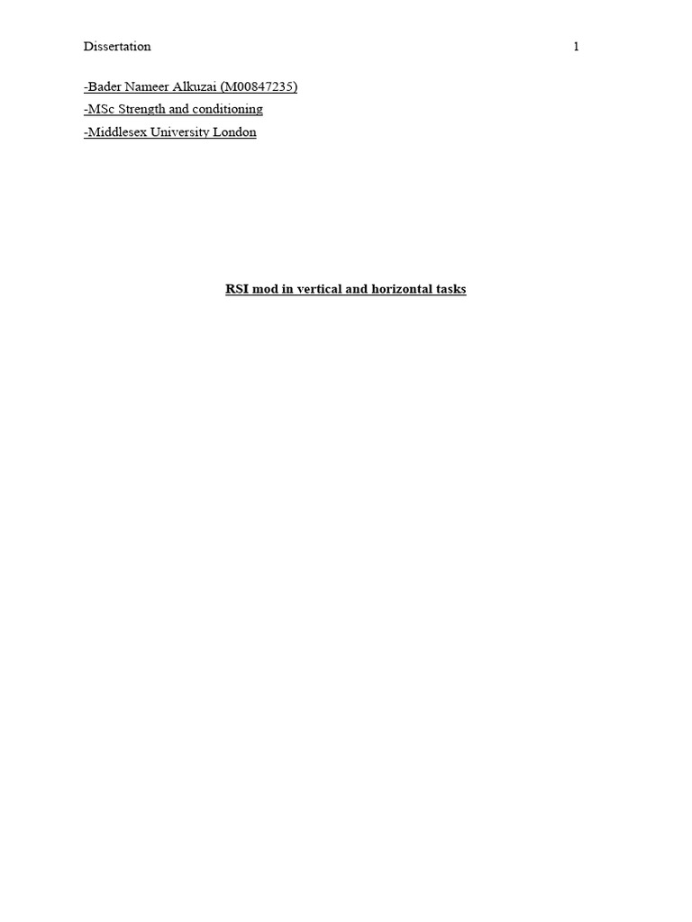 Evaluating Modified Reactive Strength Index | PDF | Statistical ...