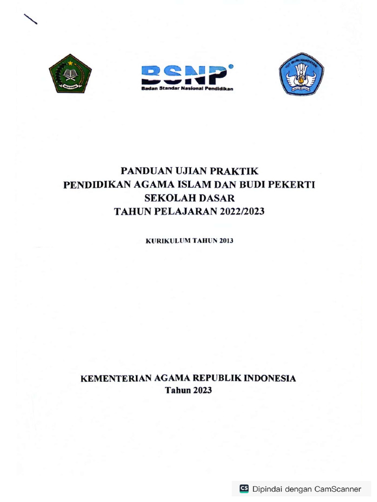 Panduan Ujian Praktik Pai | PDF