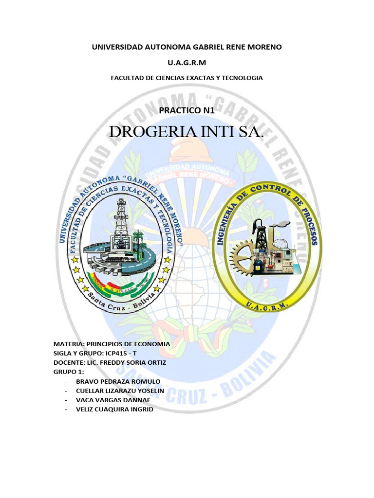 DROGERIA INTI SA | PDF | Calidad (comercial) | Business