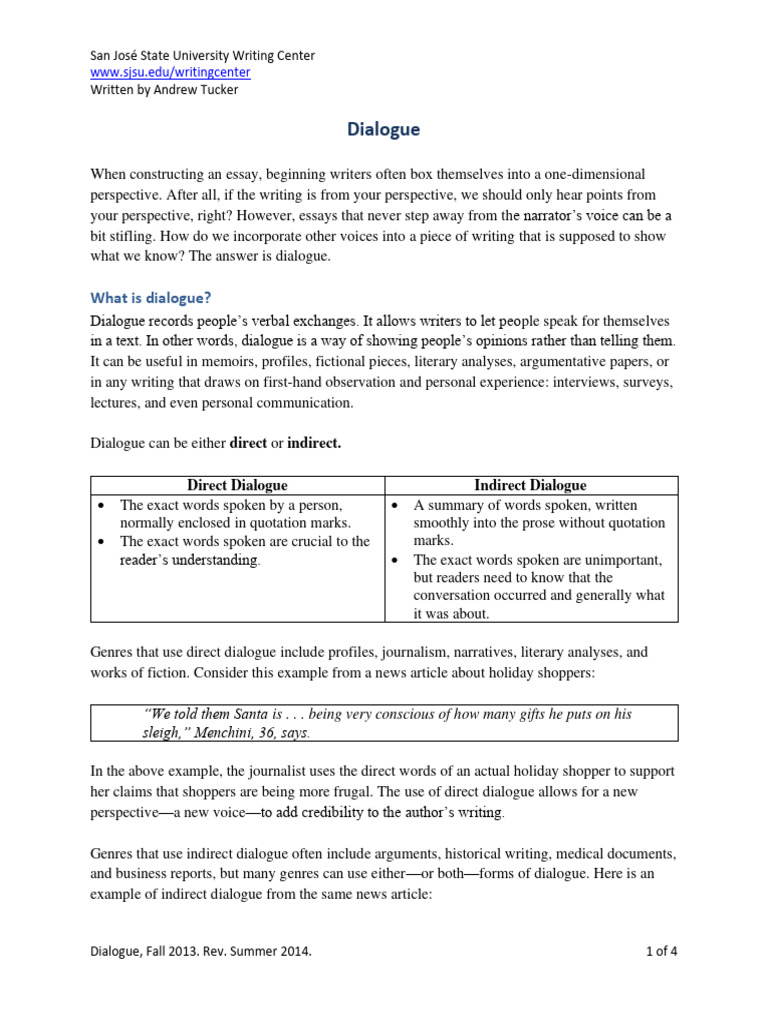 Dialogue | PDF | National Security Agency