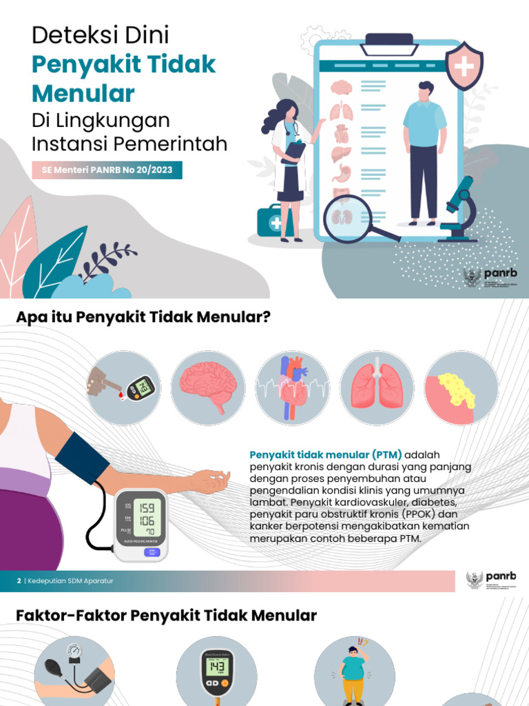 Deteksi Dini Penyakit Tidak Menular Kemenpan RB | PDF | Pengembangan Diri