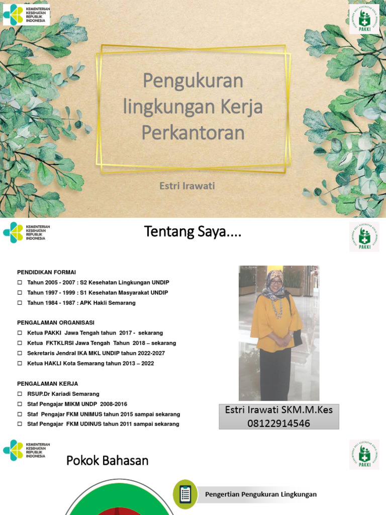 Materi Pengukuran Lingkungan Kerja Perkantoran, Estri | PDF | Sains ...