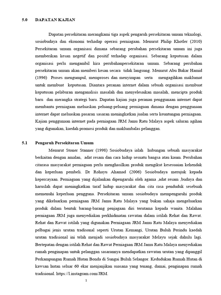 Dapatan Kajian 2023 | PDF