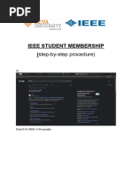 IEEE Membership Registration & Renewal Guide | PDF | Credit Card | Money