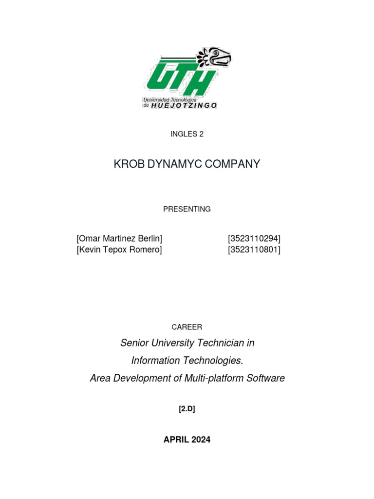 Integradora Ingles | PDF | Computer Engineering | Computer Science