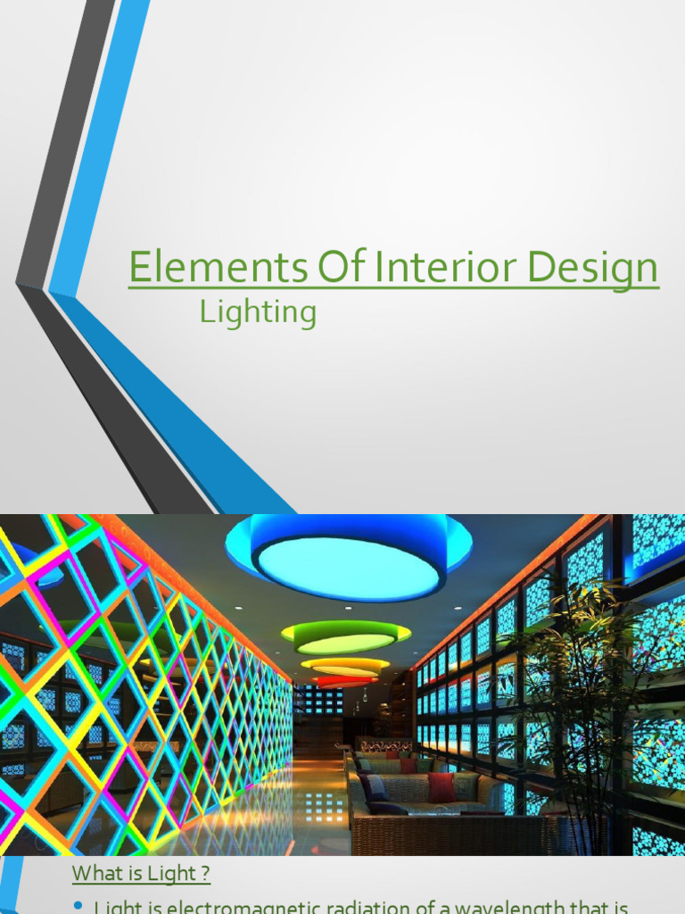 T Elements of Interior Design-Part 4 Lighting | PDF | Lighting | Fluorescent Lamp