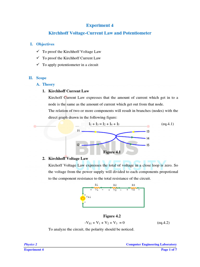 Physics 2 Exp. 04 Even 2324 | PDF | Electrical Network | Voltage