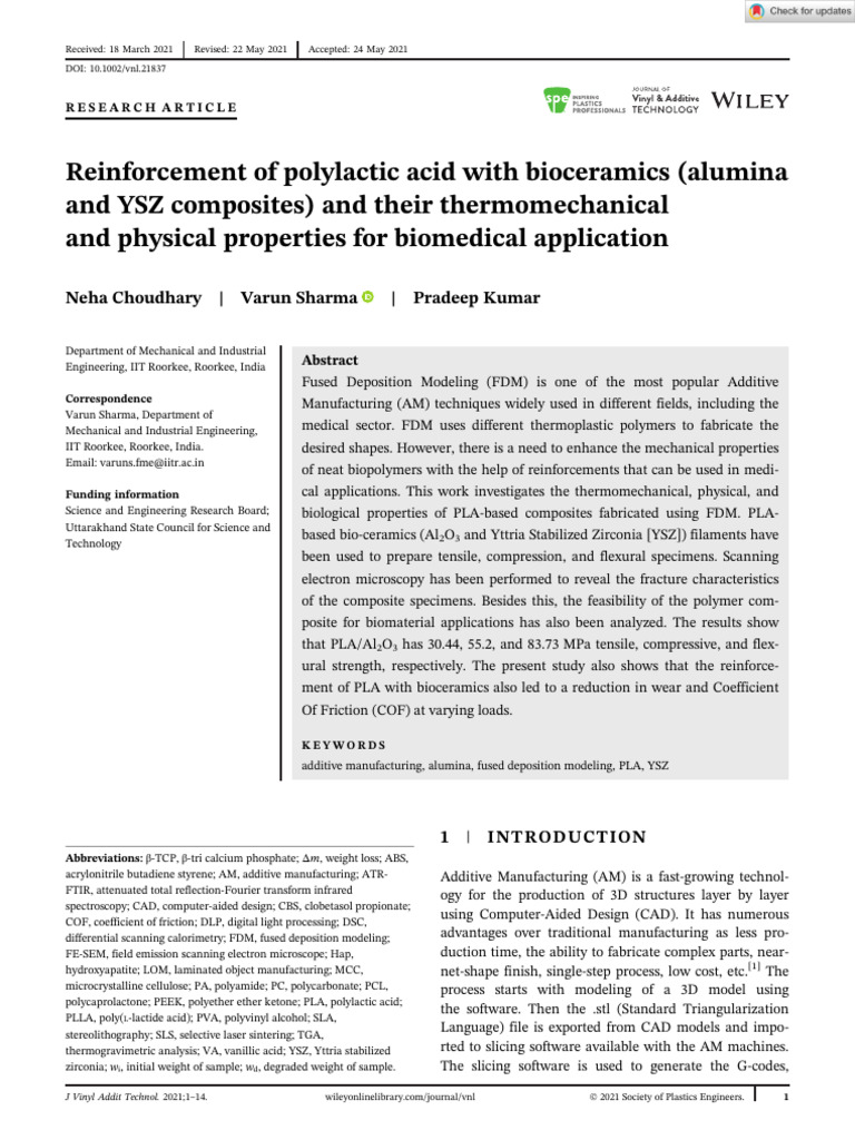 Paperal 21837 | PDF | Tissue Engineering | Composite Material