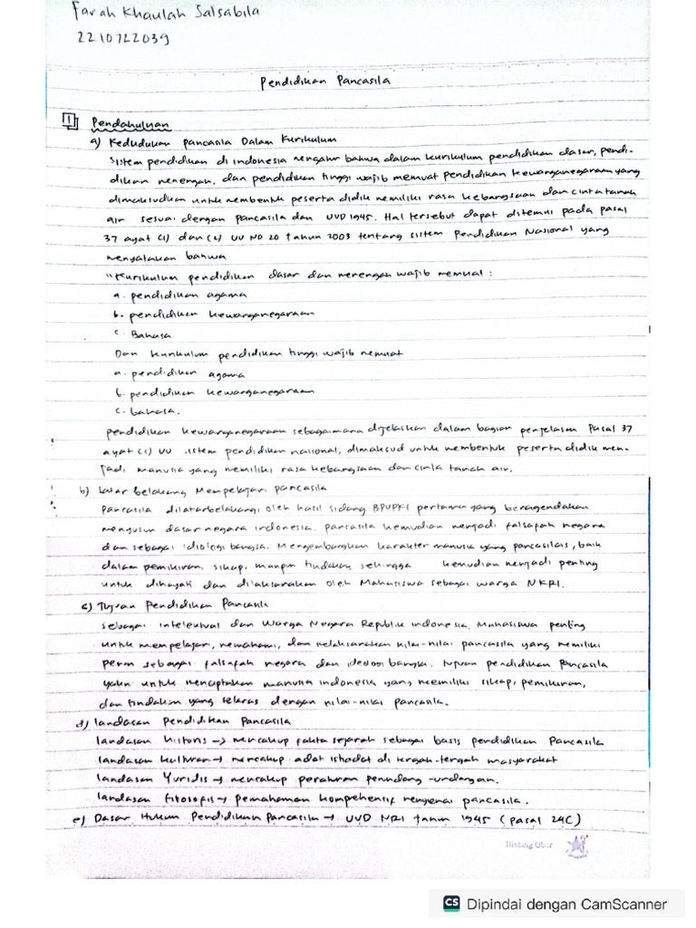 Resume Pancasila | PDF
