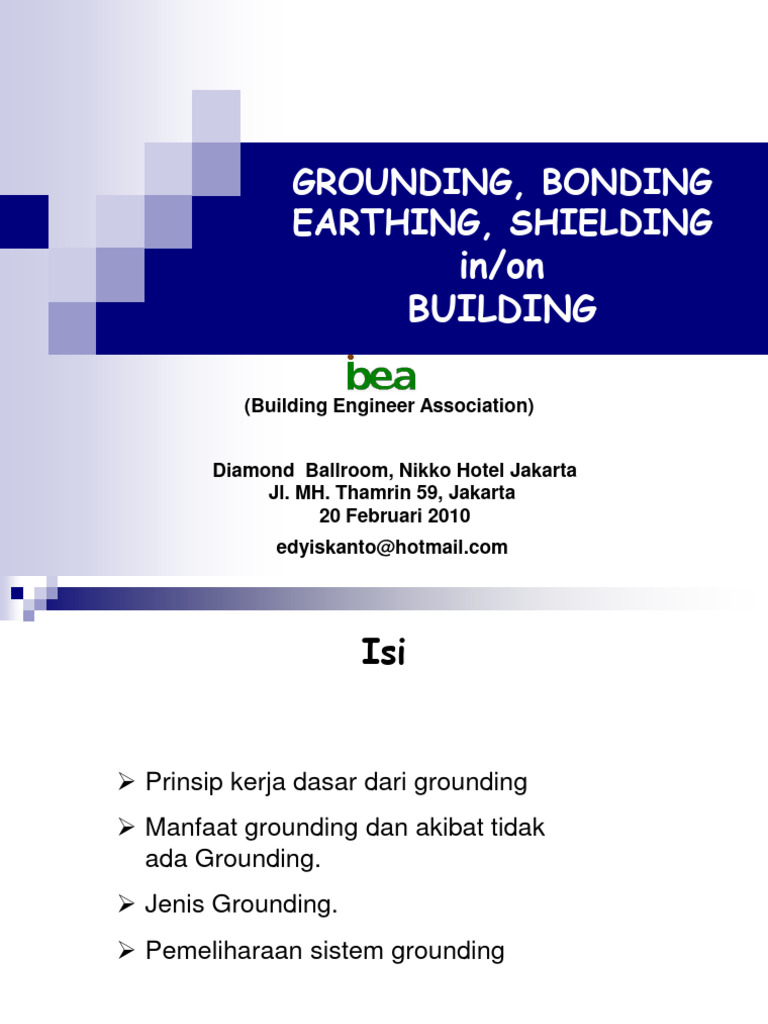 Grounding Pada Gedung | PDF | Sains & Matematika