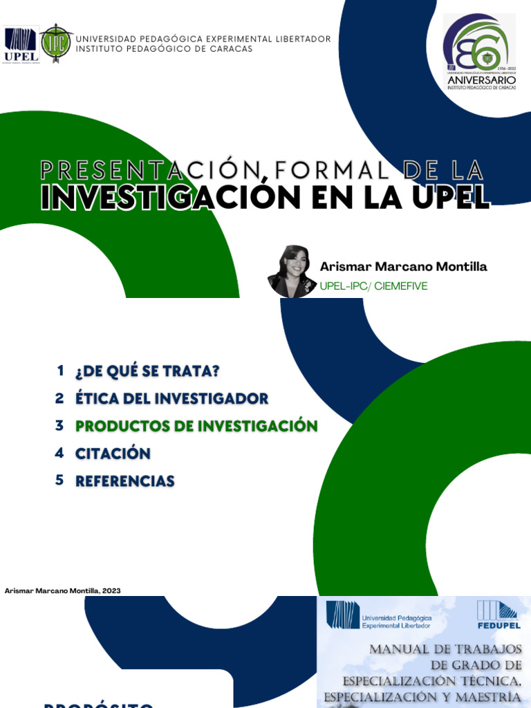 Presentación Manual UPEL | PDF | Comunicación humana