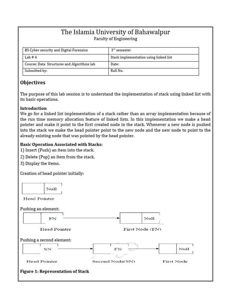 Our Dsa Lab 4 Pdf Pointer Computer Programming Namespace 9012