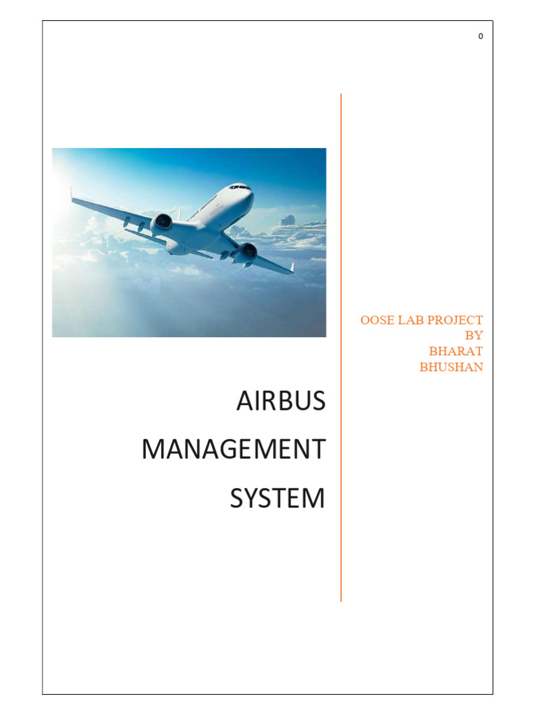 Airbus Management System: Oose Lab Project BY Bharat Bhushan | PDF ...