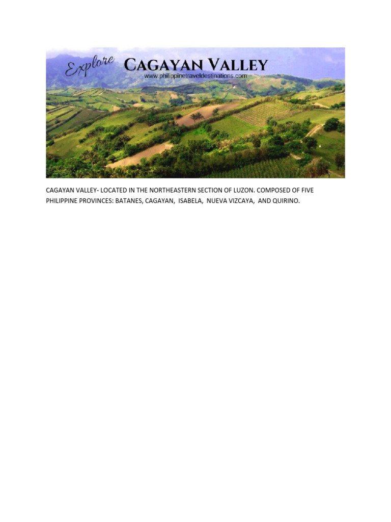 Cagayan Valley: Provinces of Luzon | PDF
