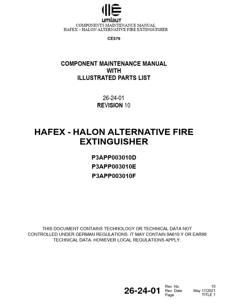 Halon Free Fire Extinguisher | PDF