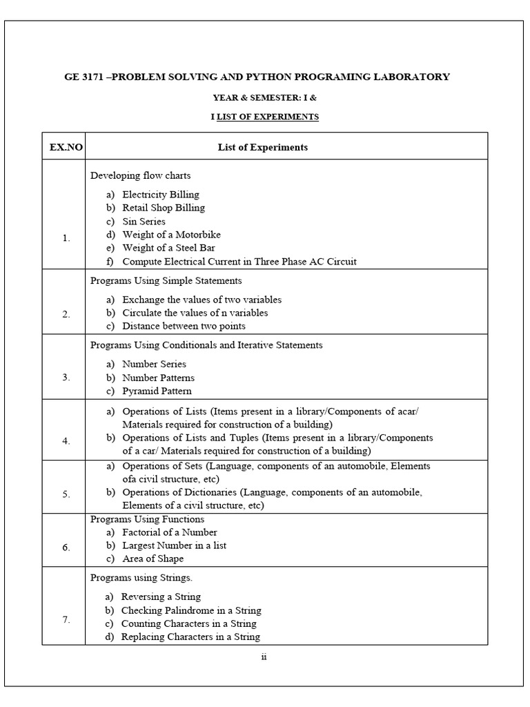 Edited1 Index PG PSPP Lab | PDF | Python (Programming Language) | String (Computer Science)