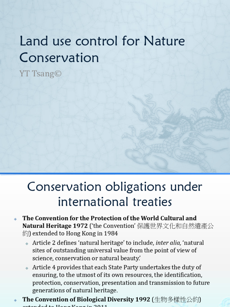 CA3629 Control For Nature Conservation | PDF | Environmental Impact ...