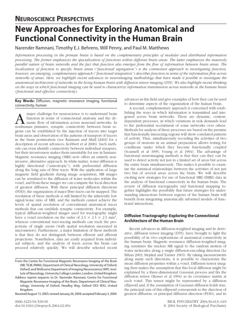 Biopsych 2 | PDF | Functional Magnetic Resonance Imaging | Time Series