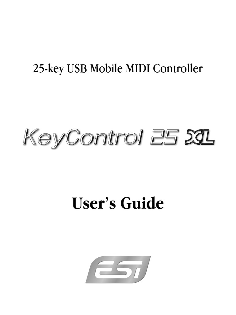 KeyControl 25 XL-English | PDF | Usb | Installation (Computer Programs)