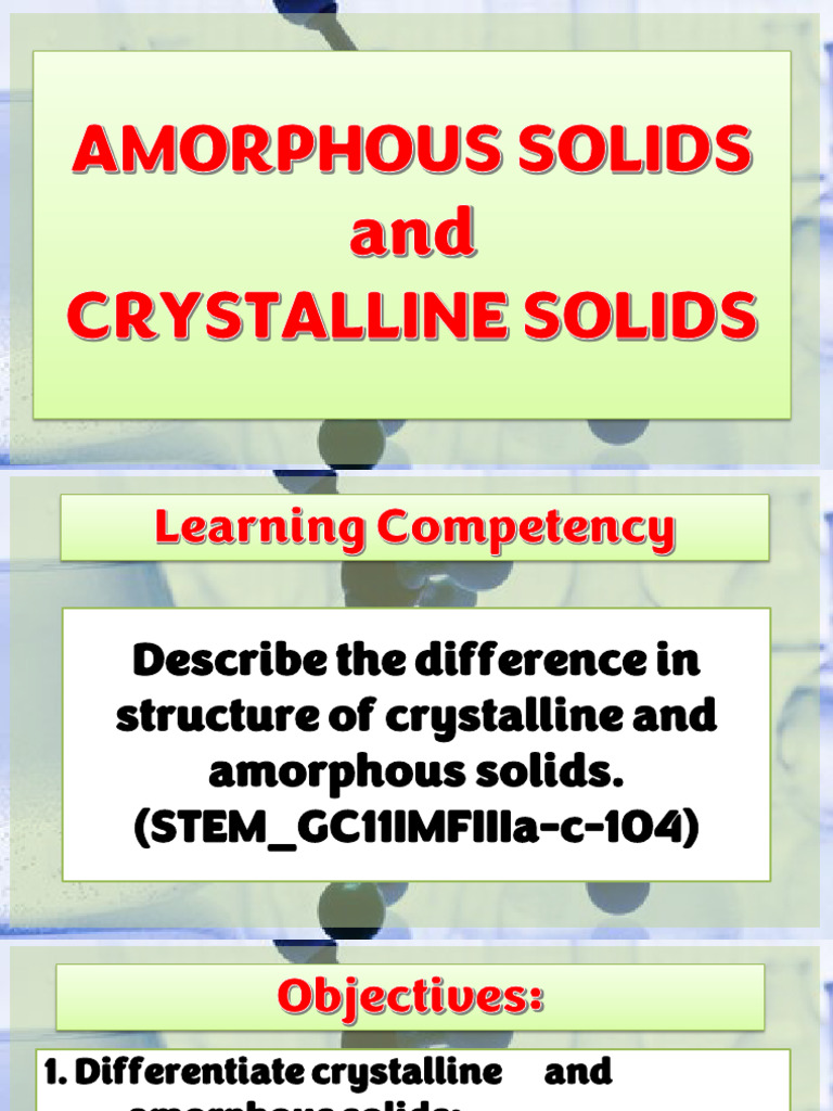 CRYSTAL | PDF | Solid | Crystal