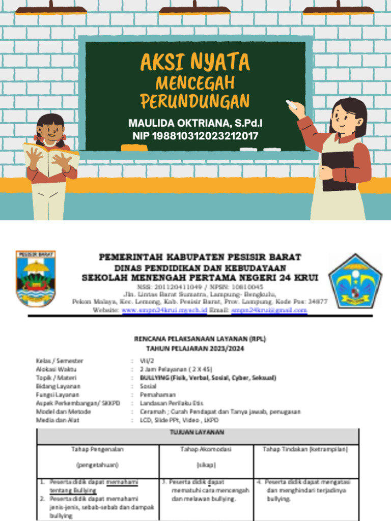 Aksi Nyata Mencegah Perundungan-Maulida Oktriana | PDF