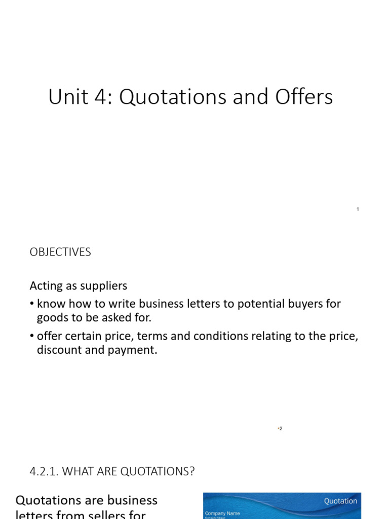 Quotation and Offer For Sts | PDF | Prices | Letter Of Credit