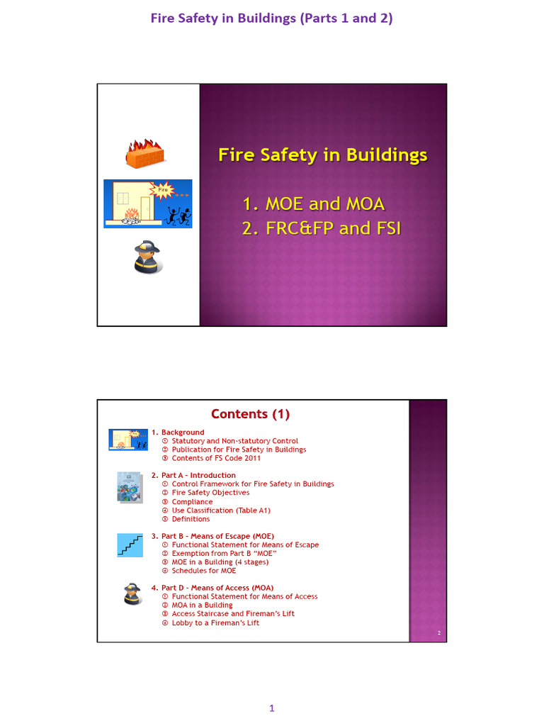Fire Safety Code: MOE, MOA, FRC | PDF | Fire Safety | Safety