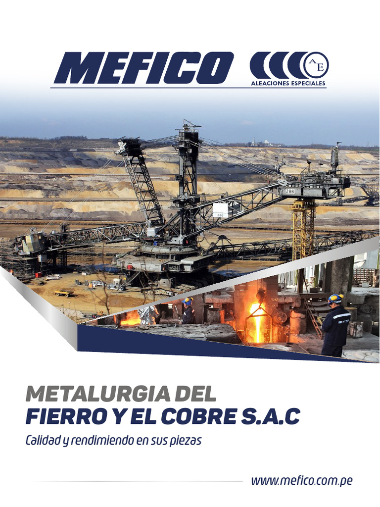 Mefico Brochure A4 RGB-1 | PDF | Metalurgia | Sistema de manejo de calidad