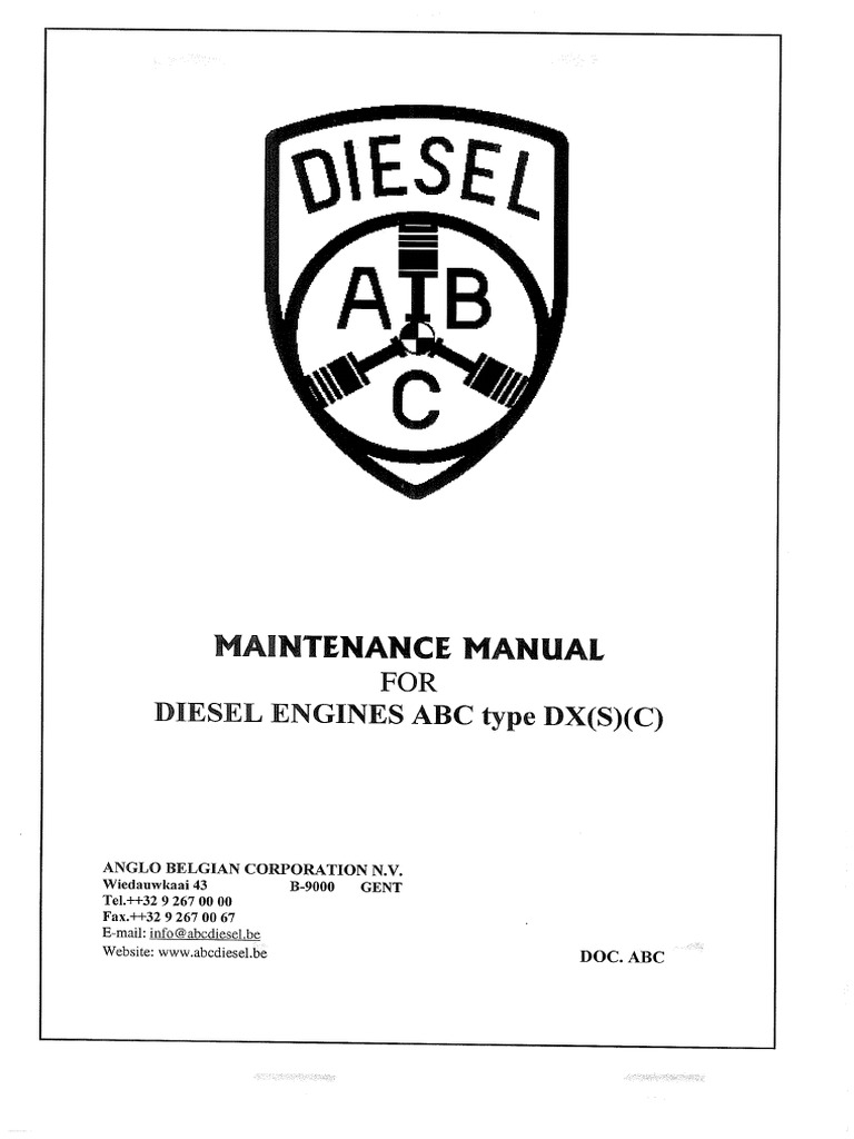 B14 - Maintenance Manual DX S C Engines - E | PDF