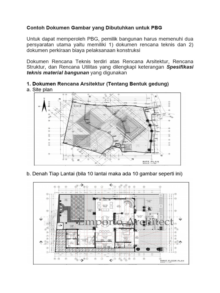 Dokumen PBG untuk Pemilik Bangunan | PDF | Teknologi & Rekayasa