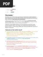 Gothic Genre Codes and Conventions | PDF