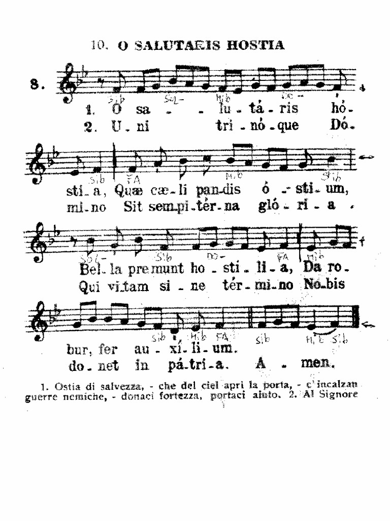 04 - O Salutaris Hostia | PDF