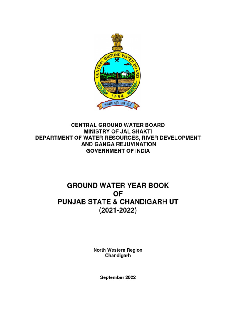 Ground Water Year Book: Punjab 2021-22 | PDF | Groundwater | River