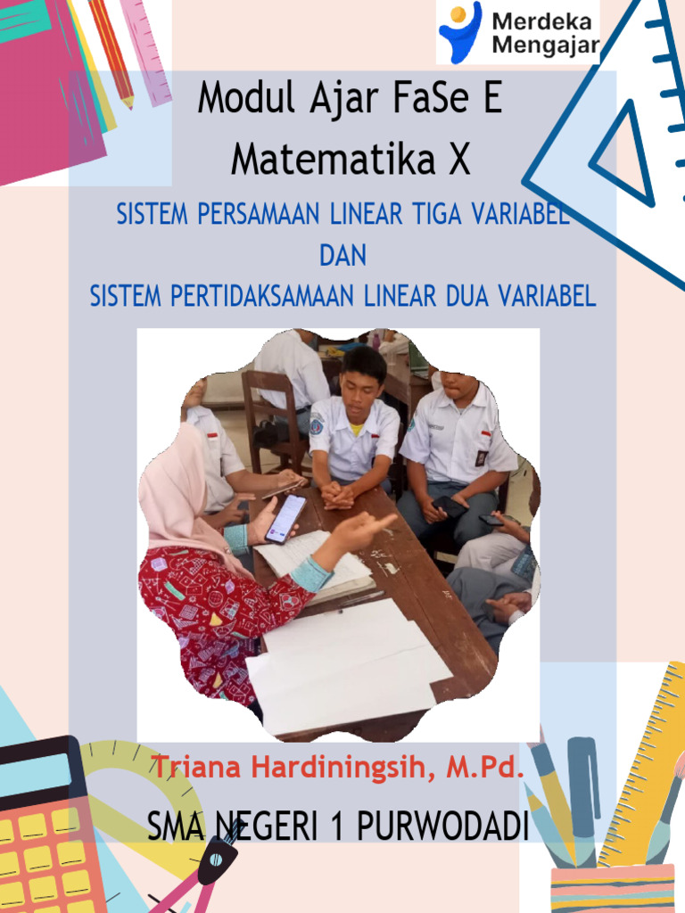 Modul Ajar Matematika - Sistem Persamaan Linear Dan Sistem ... Modul Ajar Matematika - Sistem Persamaan Linear Dan Sistem ...