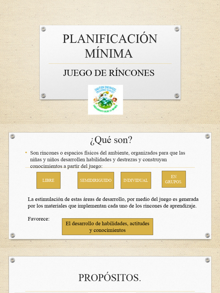Juego de rincones | PDF | Educación de la primera infancia | Ciencia ...