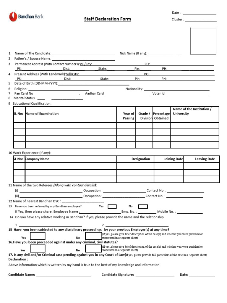 New Staff Verification Form - Final-1 | PDF | Justice | Crime & Violence