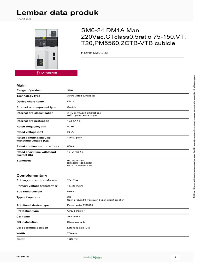 SM6 24 - F SM6R Dm1a A13 | PDF